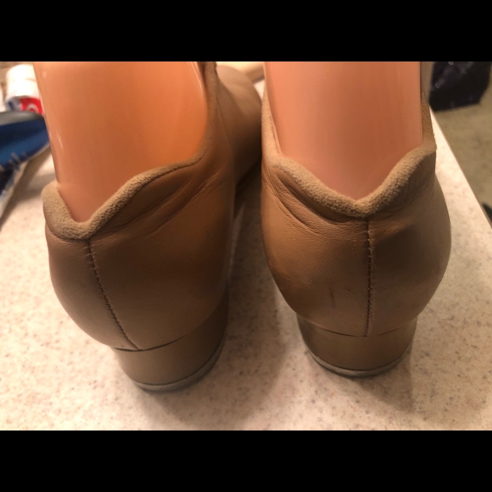 Bloch Shockwave #2 Tan Leather Ballet Dance Shoes - Gem